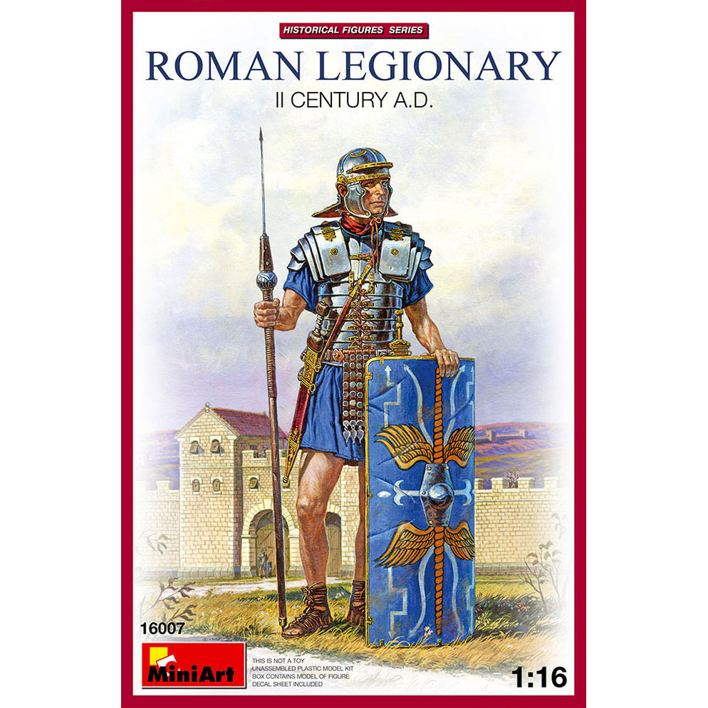 MiniArt 16007 1/16 Roman Legionary (II Century A.D.) Figure Model Kit ...