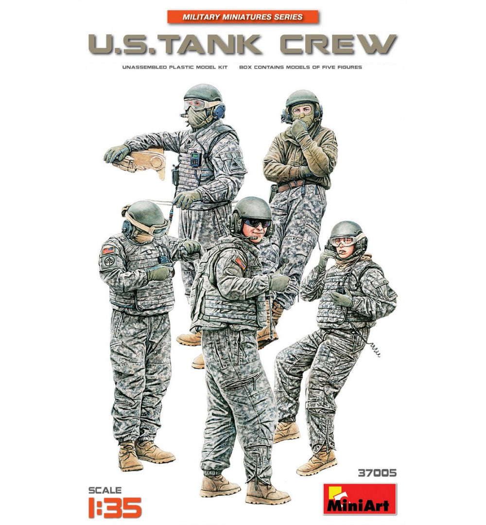 MiniArt 37005 1/35 Modern US Tank Crew Model Kit — White Rose Hobbies