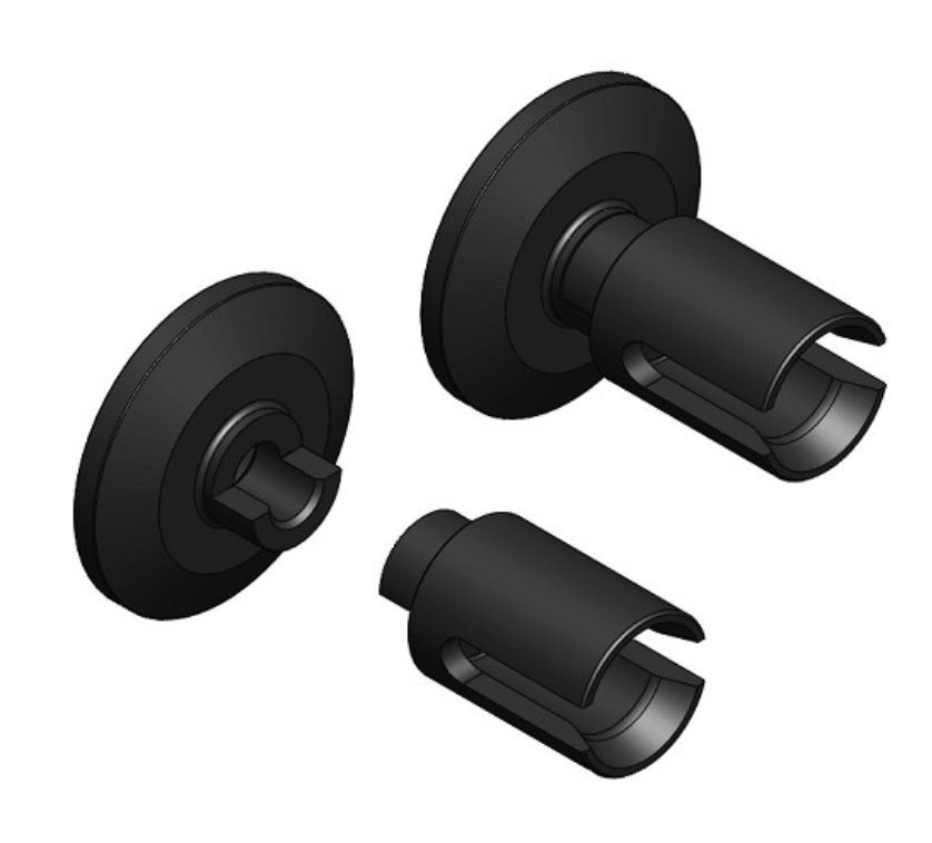 MIP 20092 Diff Outdrive Set Losi Mini-T/B 2.0 Series Ball Diff — White ...