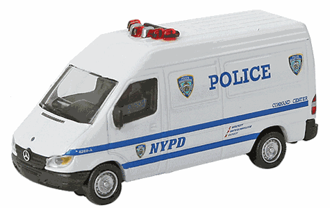Model Power 19410 HO Scale Mercedes-Benz Sprinter NYPD Police Van - NO ...