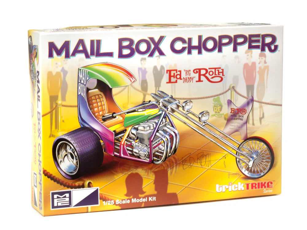 MPC 892 1/25 Ed Roth’s Mail Box Clipper Trike Skill Level 2 Model Kit ...