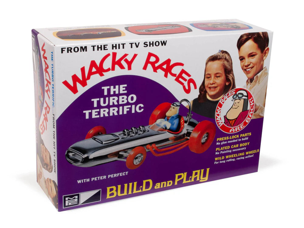 MPC 937 Wacky Races Turbo Terrific (Snap) Skill Level 2 Model Kit ...