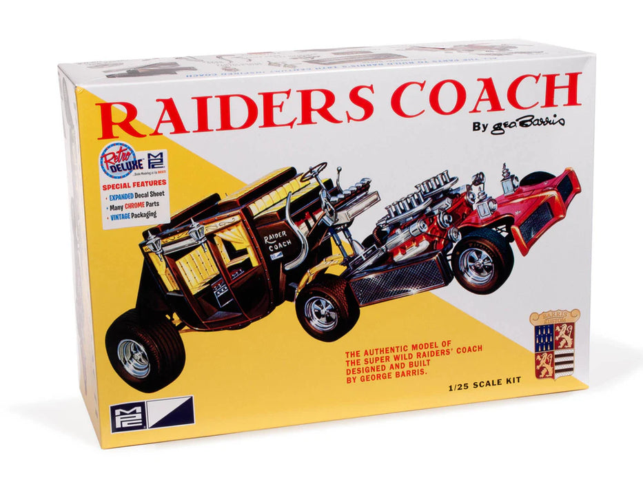 MPC 977 1/25 George Barris Raiders Coach Skill Level 2 Model Kit ...