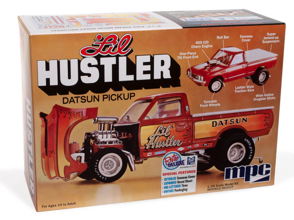 MPC 982 1/25 1975 Datsun Pickup Li’l Hustler Skill Level 2 Model Kit ...