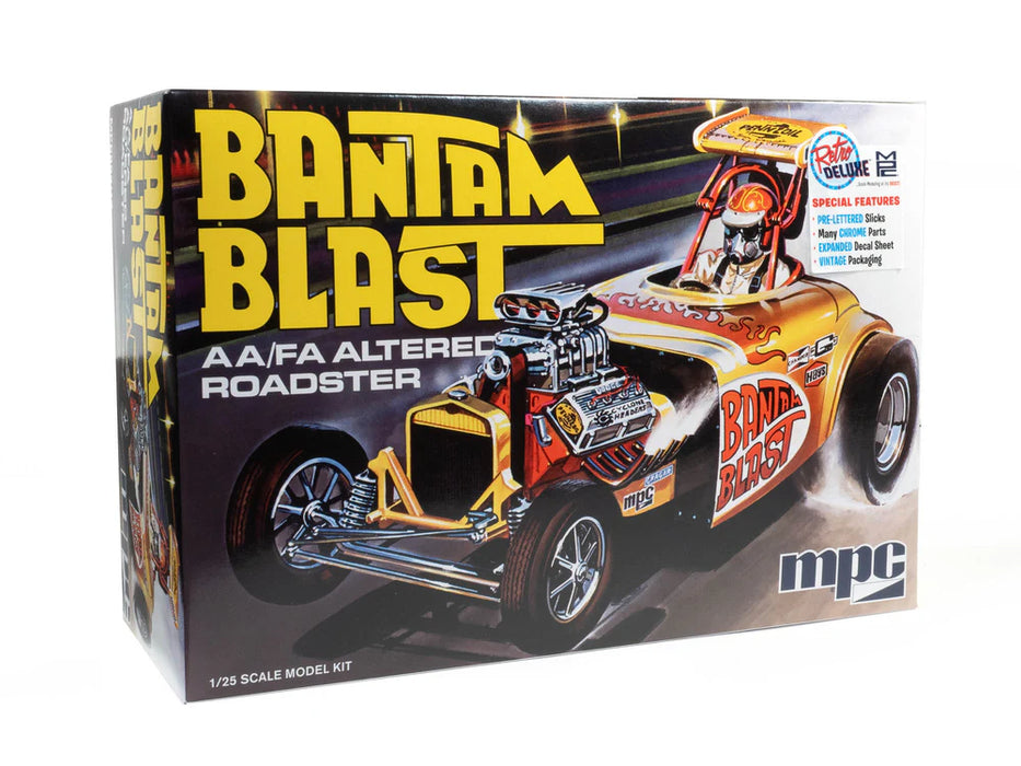MPC 993 1/25 Bantam Blast Dragster Skill Level 2 Model Kit — White Rose ...