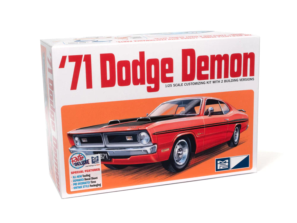 MPC 997 1/25 1971 Dodge Demon Skill Level 2 Plastic Model Kit — White ...