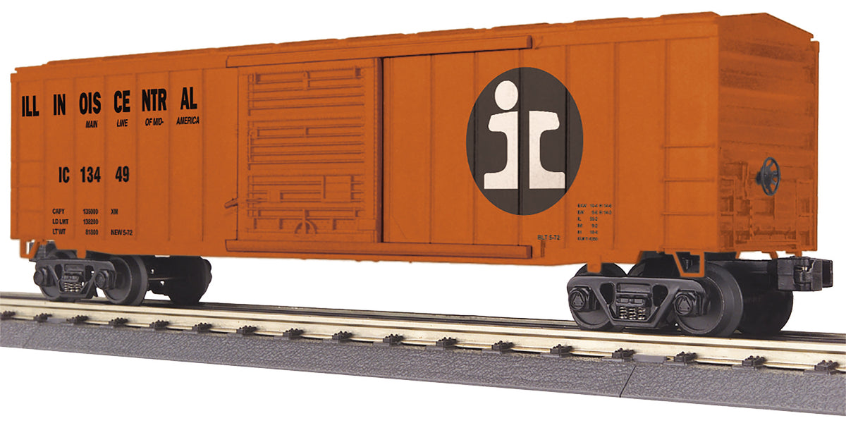 MTH Railking 30-71091 O Gauge 50' Modern Boxcar Illinois Central IC ...