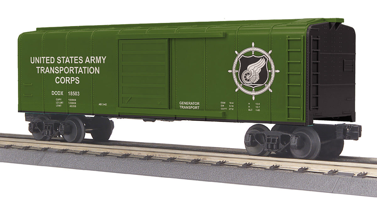 MTH Railking 30-71131 O Gauge Rounded Roof Boxcar US Army — White Rose ...