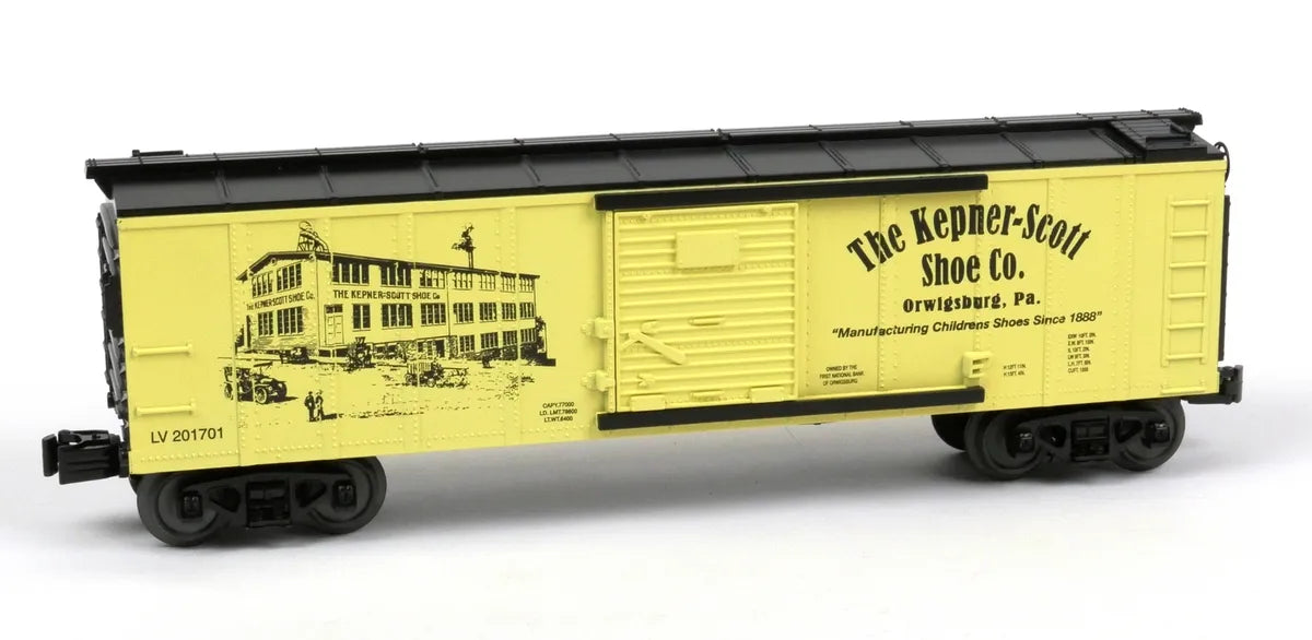 MTH RailKing 30-74900 O Gauge Boxcar The Kepner Scott Shoe Company Box ...