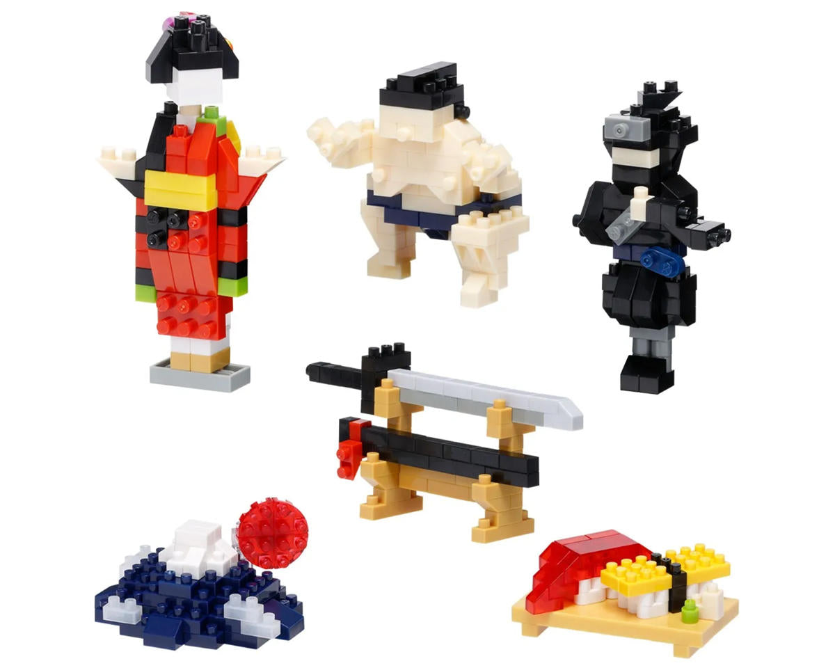 Nanoblock 22901 Mininano Series Japan Assortment 1 "Culture" Blind Box ...