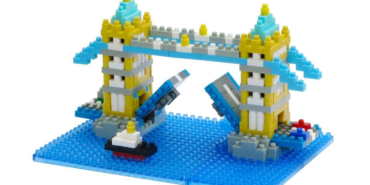 Nanoblock 14659 NBH065 Tower Bridge World Famous Buildings — White Rose Hobbies