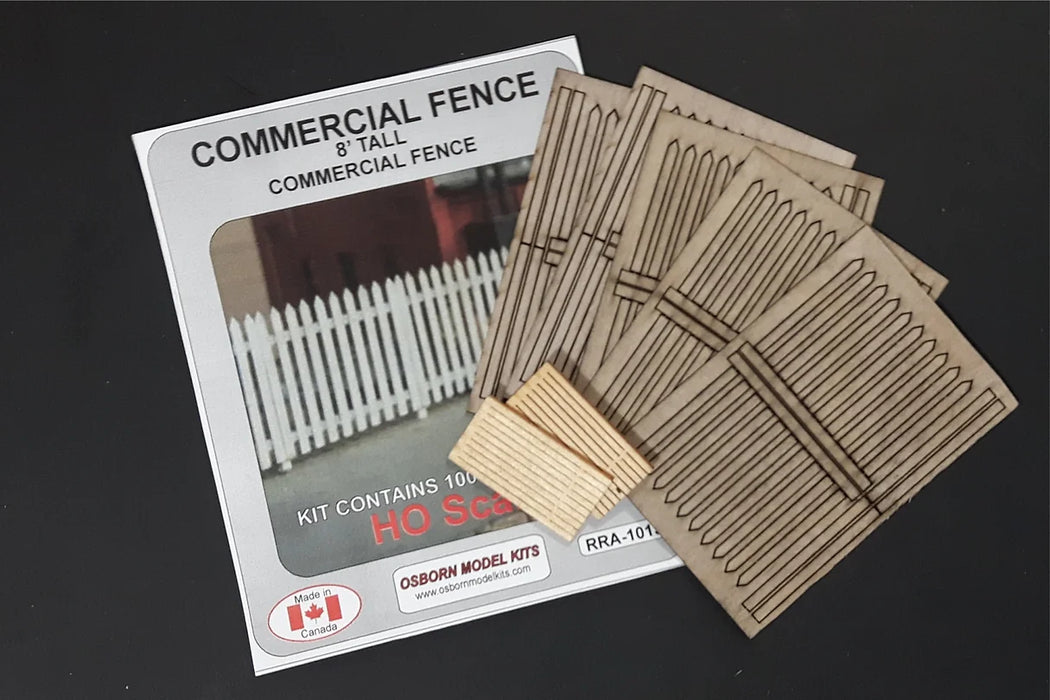 Osborn Model Kits 1013 HO Scale Commercial Fence Kit — White Rose Hobbies