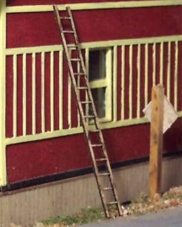 Osborn Model Kits 1058 HO Scale Ladders (10 Pack) — White Rose Hobbies