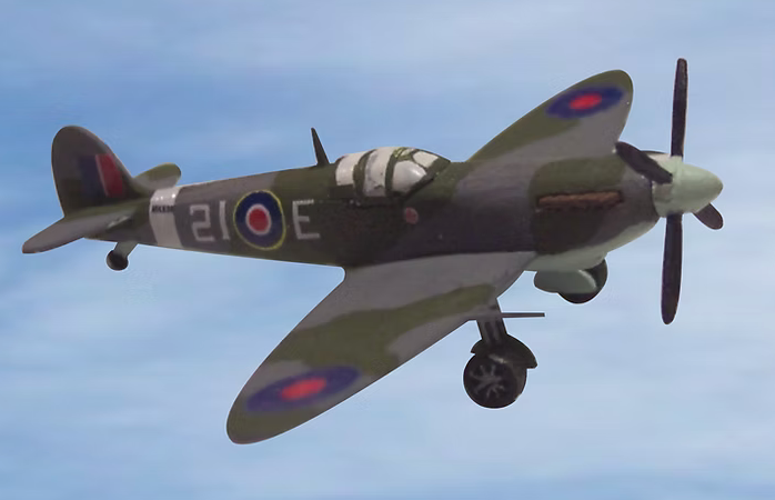 Osborn Model Kits 1075 HO Scale Spitfire IX Supermarine Kit — White ...