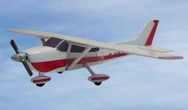 Osborn Model Kits 1076 HO Scale Cessna 172 Kit — White Rose Hobbies