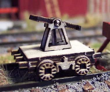 Osborn Model Kits 1107 HO Scale Static Railroad Hand Car Kit — White ...