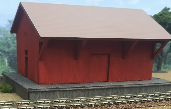 Osborn Model Kits 1121 HO Scale General Purpose Freight Shed Craftsman ...