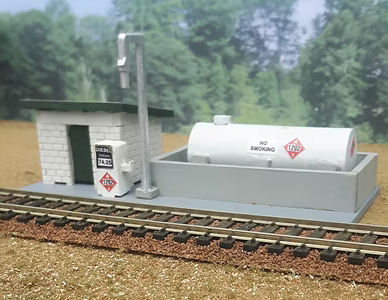 Osborn Model Kits 1122 HO Scale Diesel Fueling Station Kit — White Rose ...