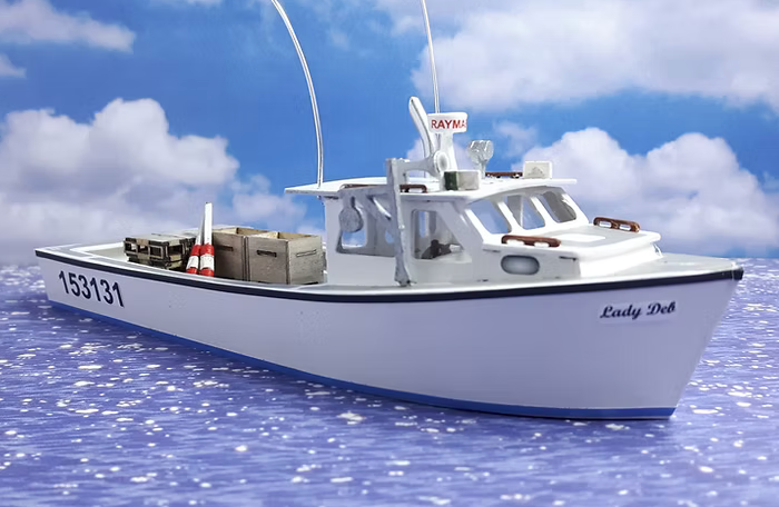 Osborn Model Kits 1123 HO Scale Lobster Boat Kit — White Rose Hobbies