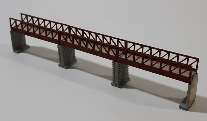 Osborn Model Kits 1133 HO Scale Pedestrian Bridge Kit — White Rose Hobbies