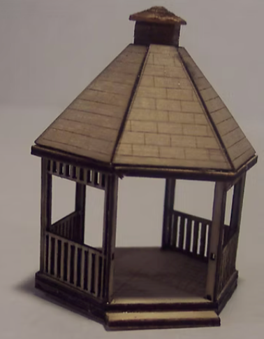 Osborn Model Kits 3081 N Scale Gazebo Kit — White Rose Hobbies