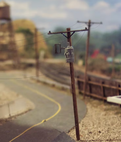 Osborn Model Kits 3099 N Scale Utility Poles Kit (8 Pack) — White Rose ...