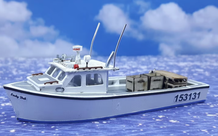 Osborn Model Kits 3123 N Scale Lobster Boat Kit — White Rose Hobbies