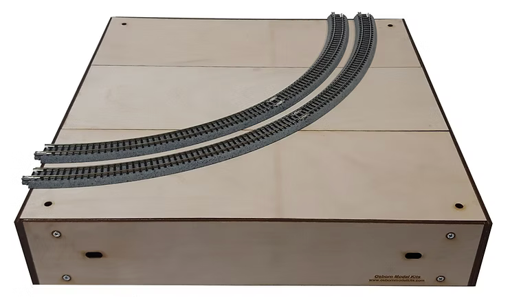 Osborn Model Kits 3135 N Scale T-Track Corner Module Kit — White Rose ...