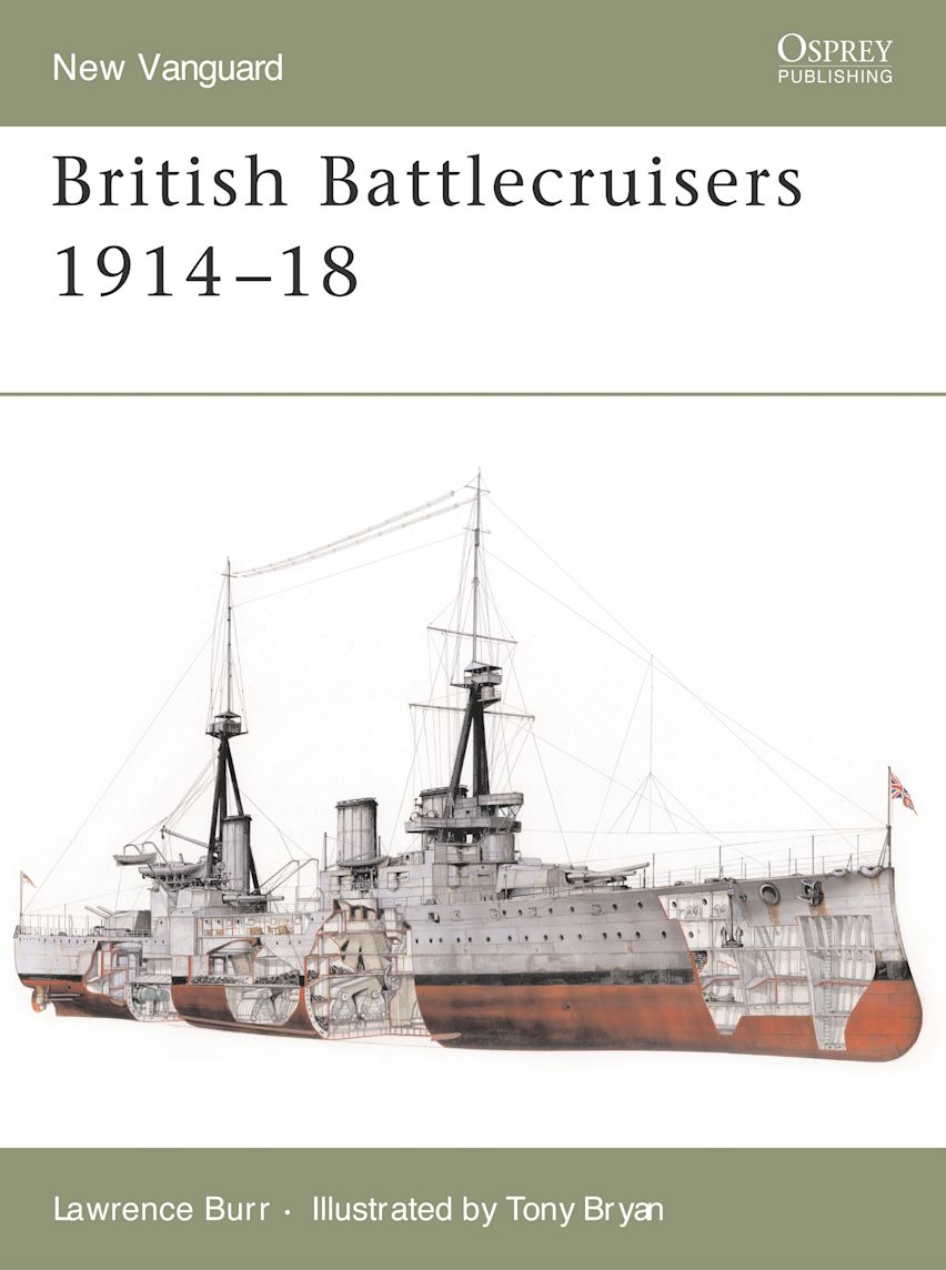 Osprey Publishing V126 Vanguard: British Battlecruisers 1914-18 Book b ...