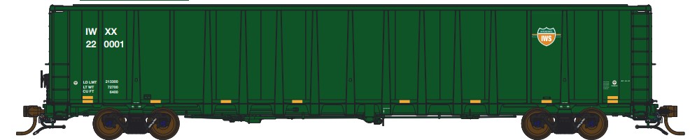 OVRTRAINS 64101 HO Scale NSC 6400 Scrap/Trash Gondola Interstate IWS I ...