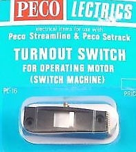 Peco PL-16 Turnout Switch for Switch Machine - NOS — White Rose Hobbies