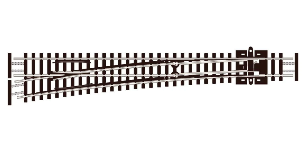Peco Streamline SL-E389F N Scale Code 55 Electrofrog Large Left Hand T ...