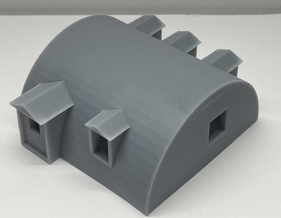 Phoenix Precision Models 31810 HO Scale Quonset Hut Office with Glass — White Rose Hobbies