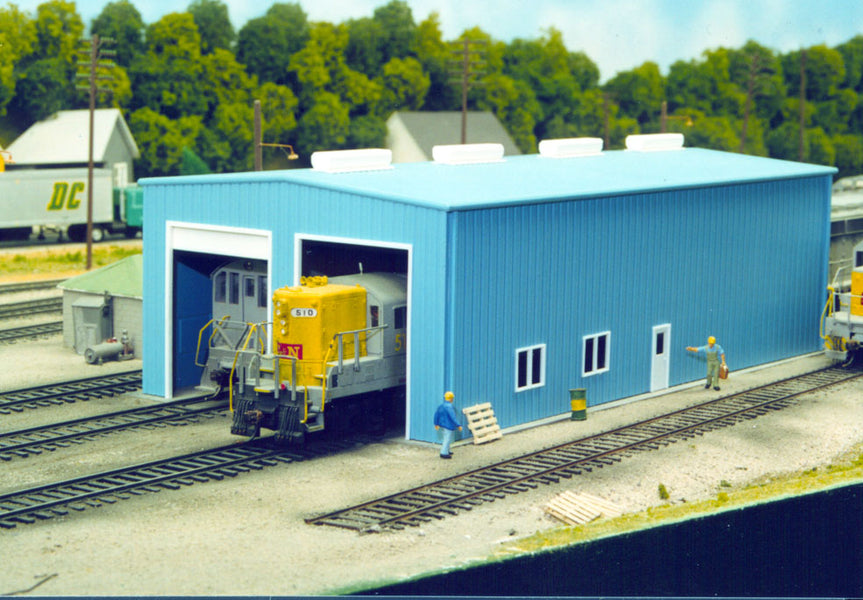 Pikestuff 541-0008 HO Scale Modern Engine House Kit — White Rose Hobbies