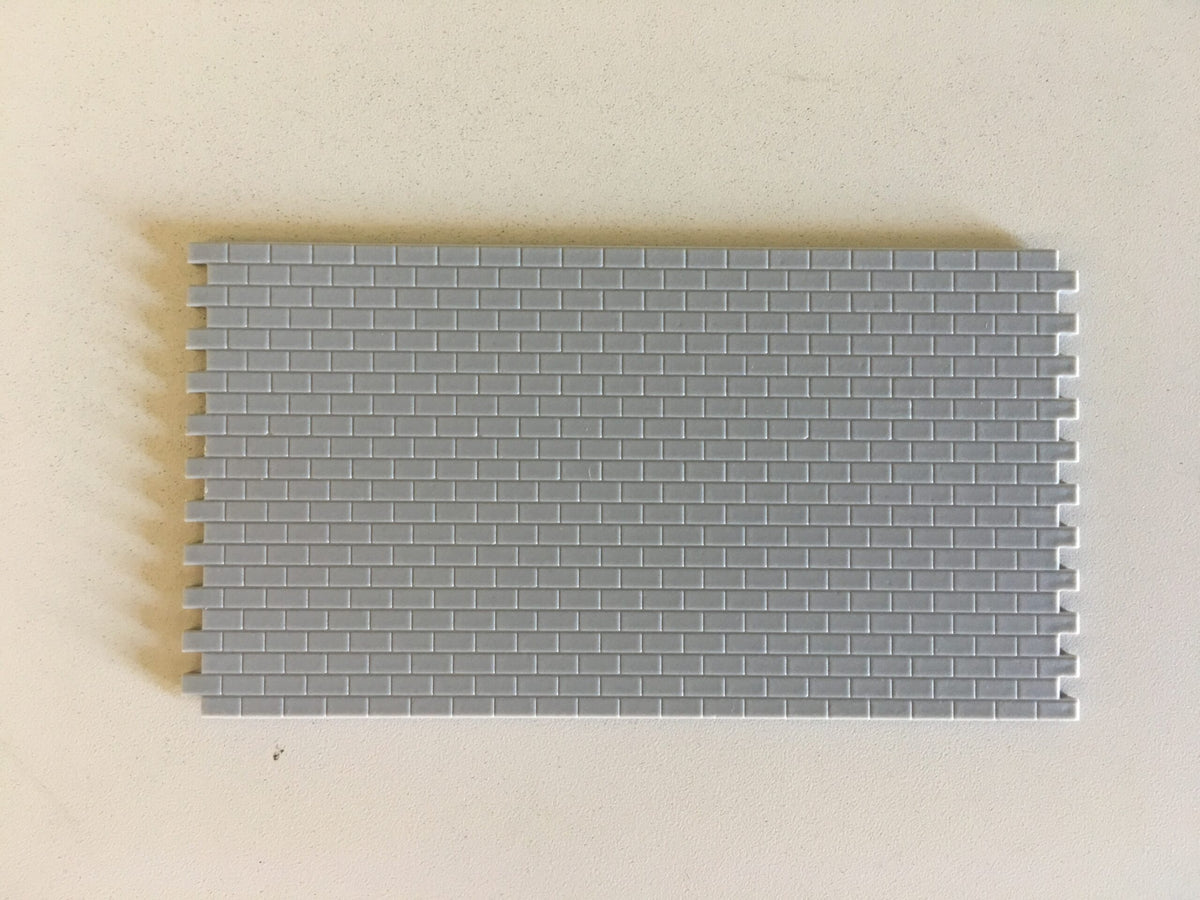 Pikestuff 541-1004 HO Scale Concrete Block Wall Long — White Rose Hobbies
