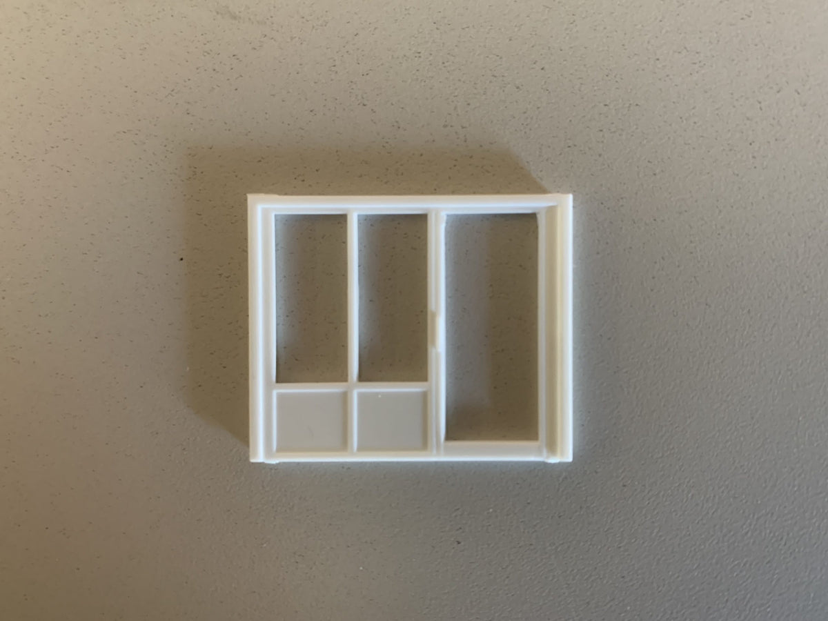 Pikestuff 541-1105 HO Scale Door & 2 Window Office Combo — White Rose ...