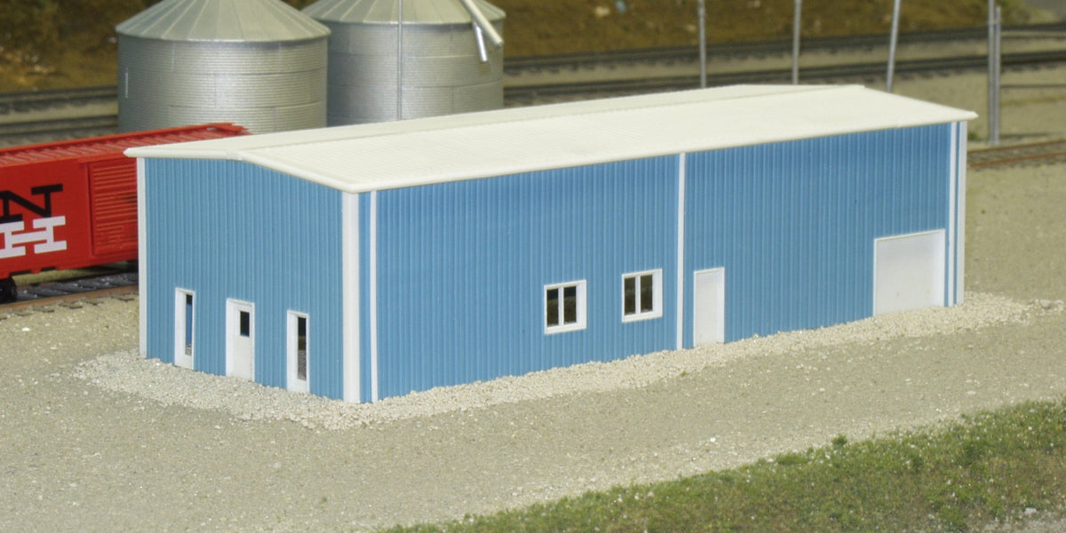 Pikestuff 541-8003 N Scale Modern Pre-Fab Warehouse Kit — White Rose ...