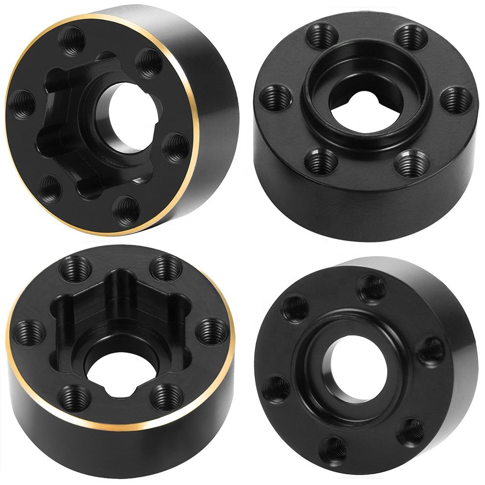 Powerhobby 5704 Brass Wheel 6mm Hex Hub Adapter for TRX-4 or SCX10 Cra ...