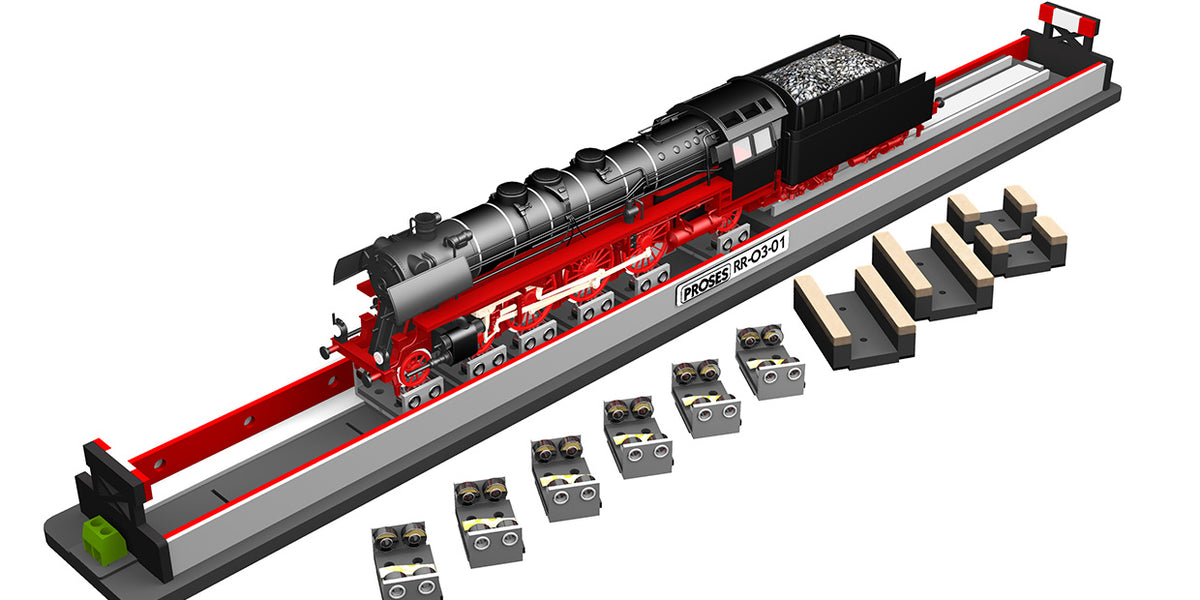 Proses by Bachmann 39030 O Scale 3 Rail Rolling Road Rollers and Wheel ...