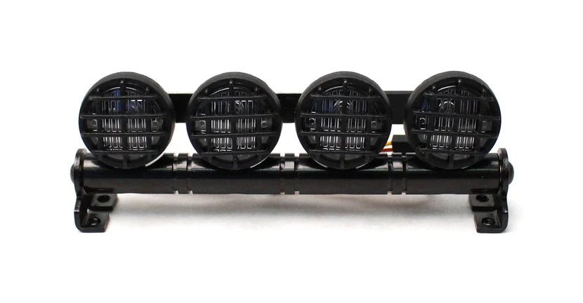 Racers Edge 3413 1/10 Scaler LED Round Light Bar (100mm) — White Rose ...