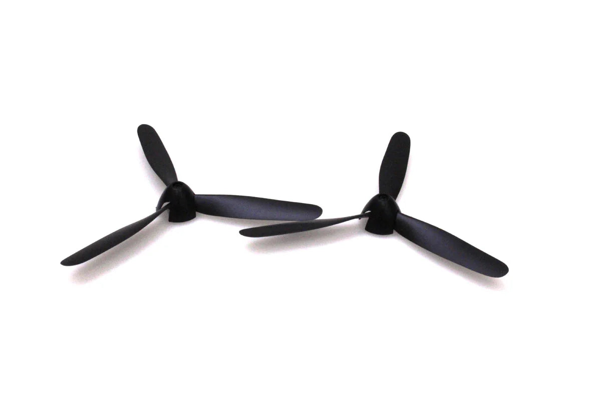 Rage RC A1337 3-Blade Propeller & Spinner Set for Bf 109 (2 Pack ...