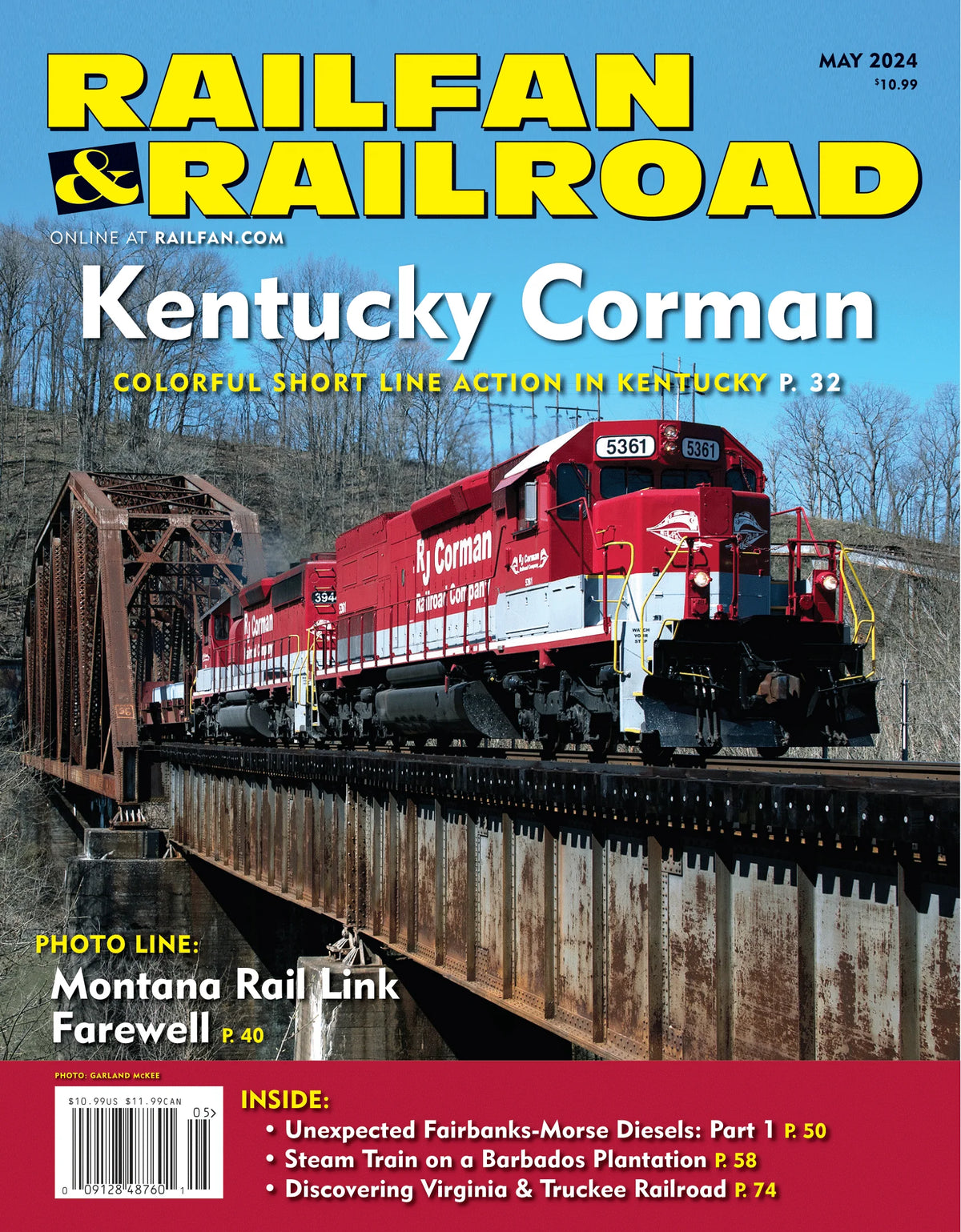 Railfan & Railroad Magazine May 2024 — White Rose Hobbies