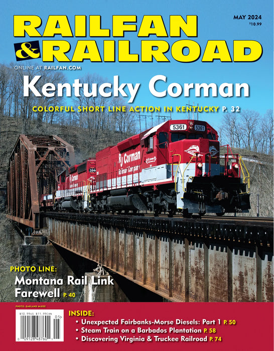 Railfan & Railroad Magazine May 2024 — White Rose Hobbies