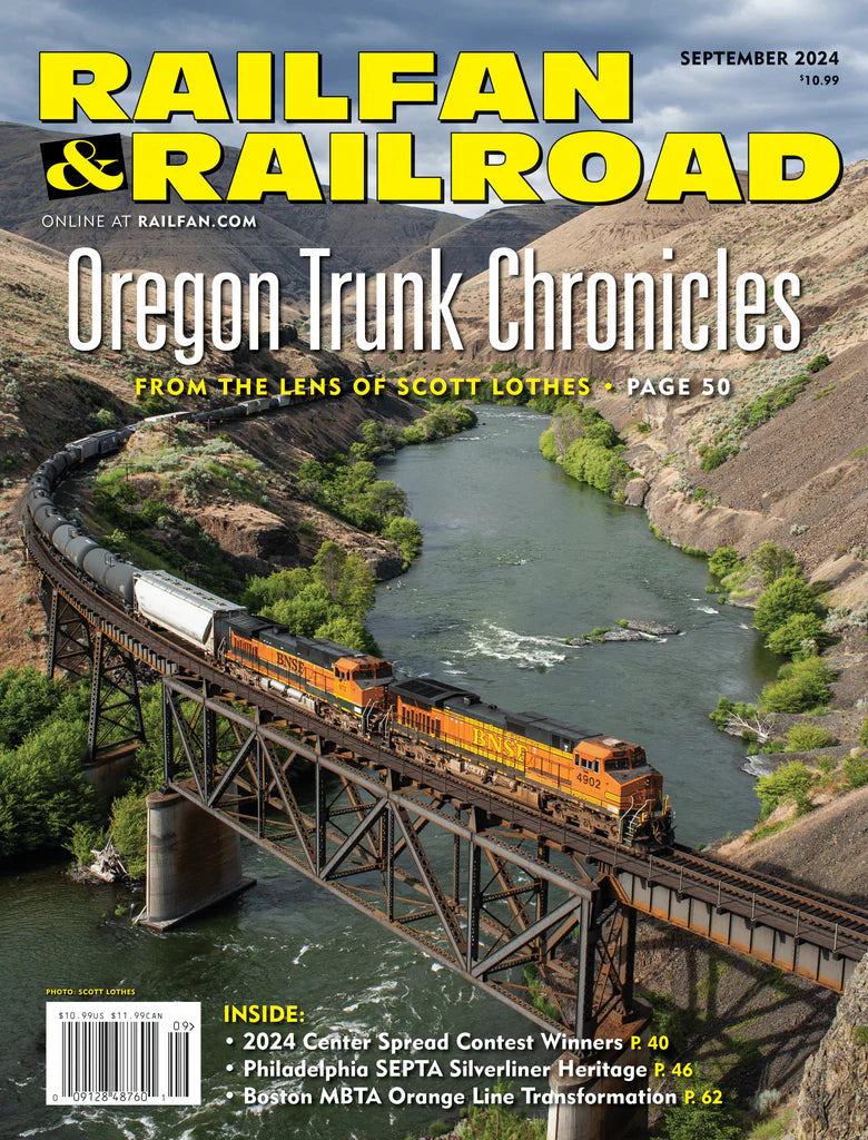 Railfan & Railroad Magazine September 2024 — White Rose Hobbies