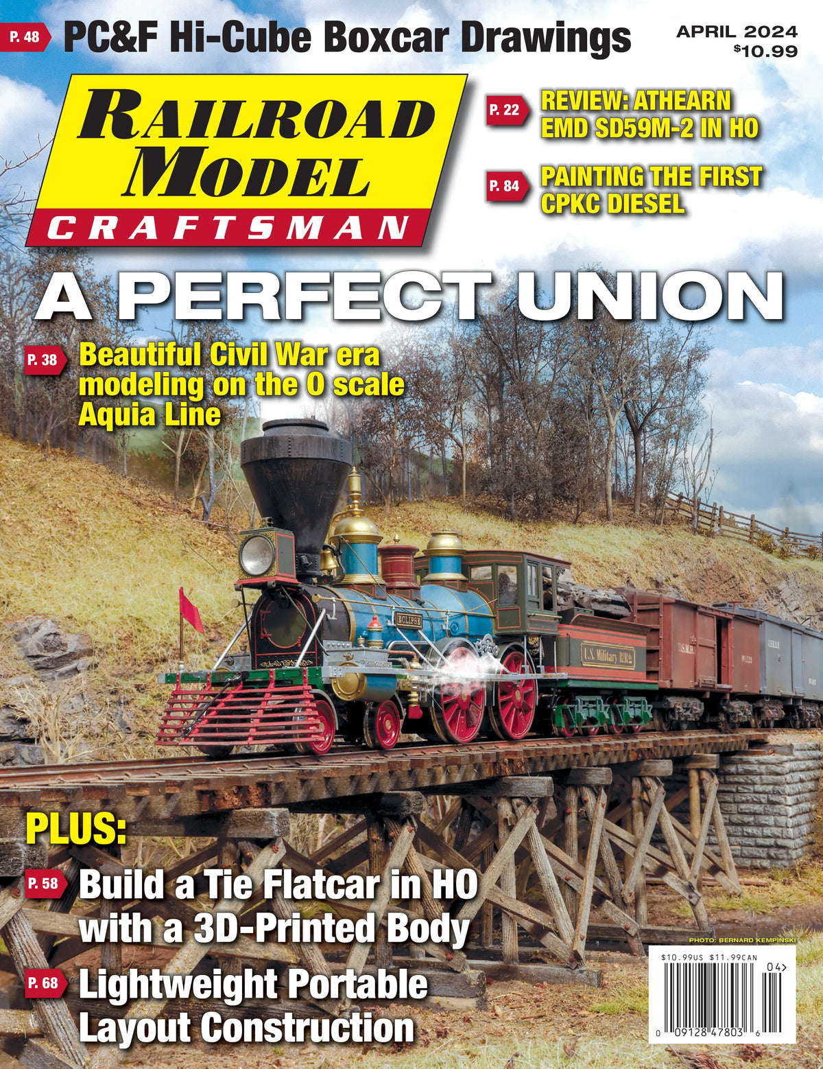 Railroad Model Craftsman Magazine April 2024 — White Rose Hobbies