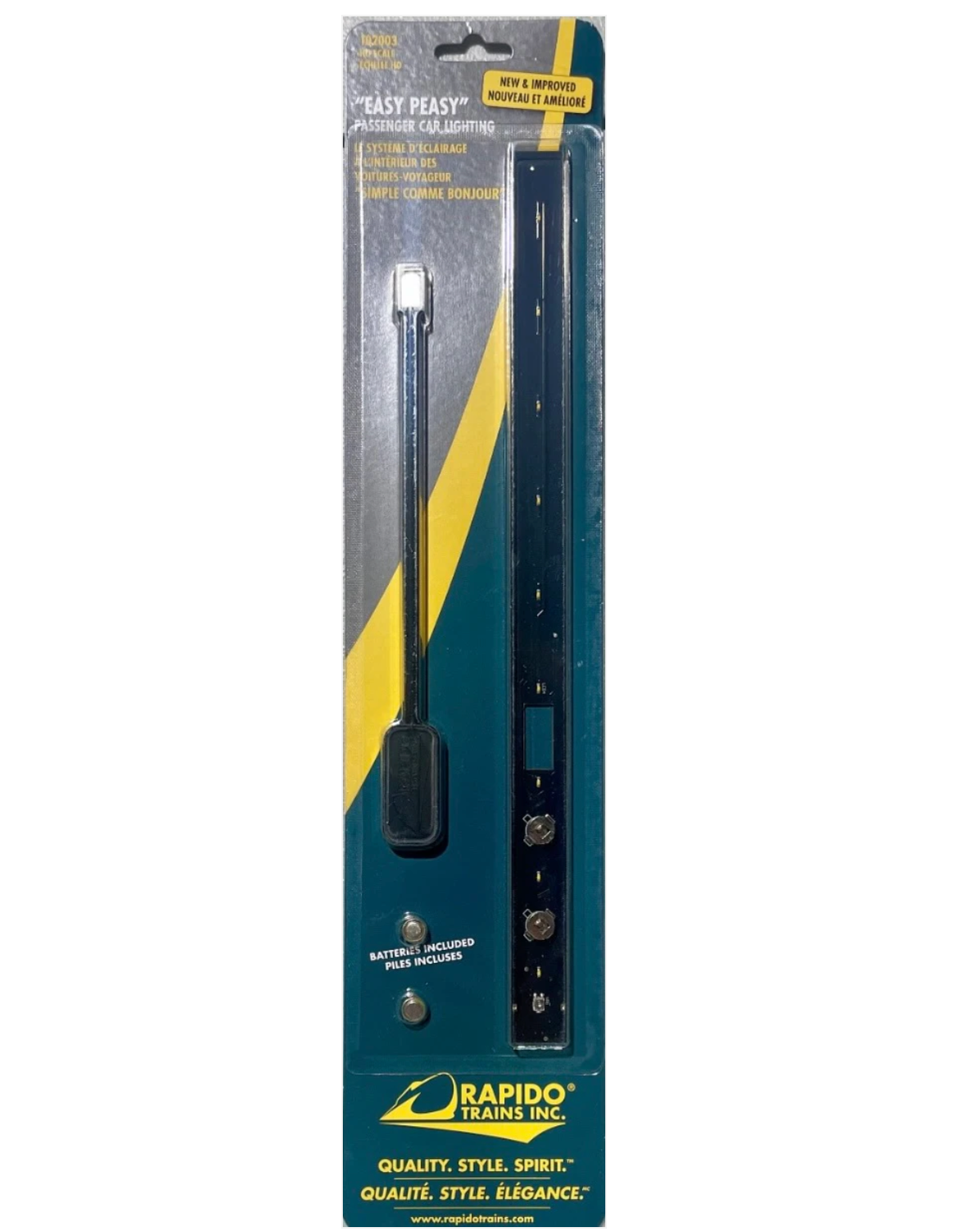 Rapido 102003 HO Scale Easy Peasy Passenger Car Lighting Kit — White ...