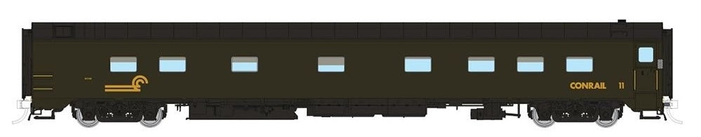 Rapido 104110 HO Scale 10-5 Sleeper Conrail 11 - Pullman Green — White ...