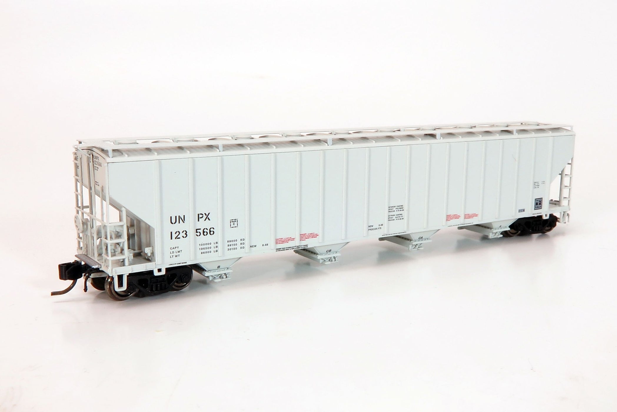 Rapido 560007A N Scale Procor 5820 Covered Hopper Procor Ltd. UNPX (Si — White Rose Hobbies