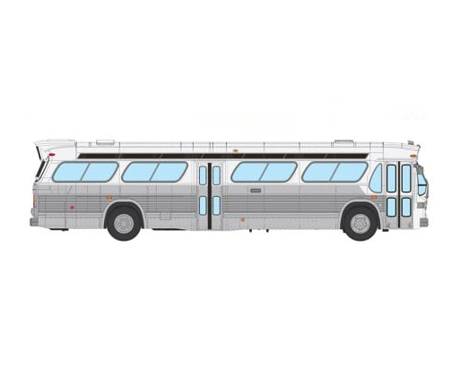 Rapido 753070 HO Scale Deluxe New Look Suburban Bus - Unlettered Trans ...
