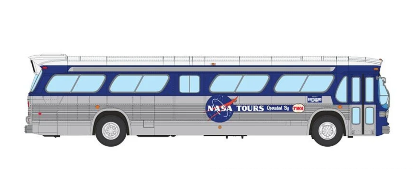 Rapido 753124 HO Scale Deluxe New Look Suburban Bus - NASA Tour Bus Ea ...